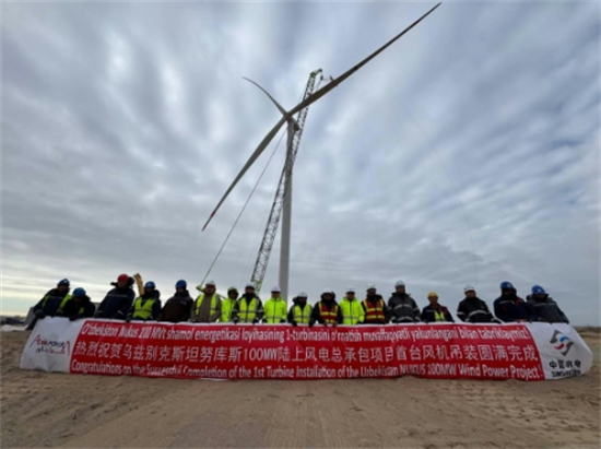 POWERCHINA Completes Two Construction Milestones on Uzbekistan Wind ...